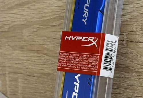 Память HyperX Fury DDR3 1866 мгц 8 GB dimm blue