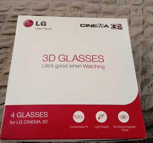 3D очки для телевизора lg