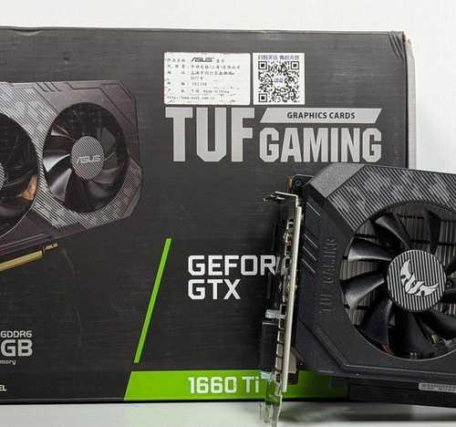 Видеокарта Asus TUF Nvidia Geforce GTX 1660 Ti