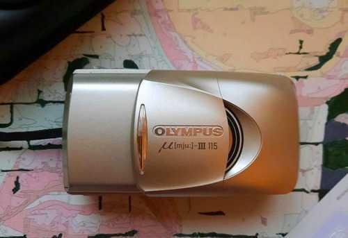 Olympus Mju iii 115 плёночный фотоаппарат