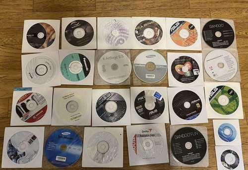 CD диски драйверы 25 шт пакетом