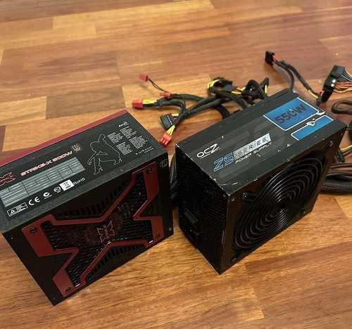 Блоки питания 600w 550w Ocz и Aerocool strike-x