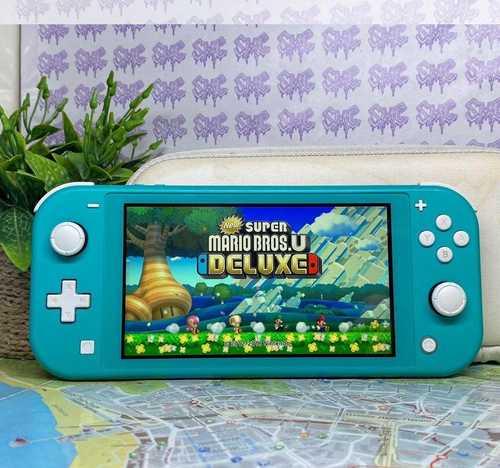 Прошитая Nintendo Switch Lite   Много Игр