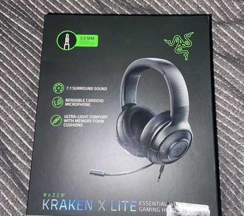 Проводная гарнитура Razer Kraken X Lite черный