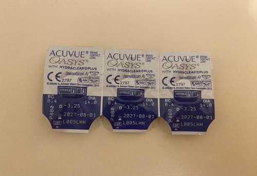 Линзы контактные acuvue oasys двухнедельные