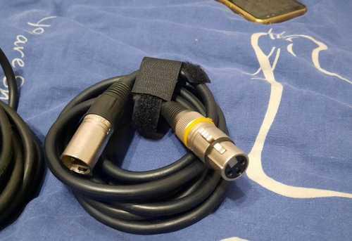 Микрофонный кабель shure 3 метра