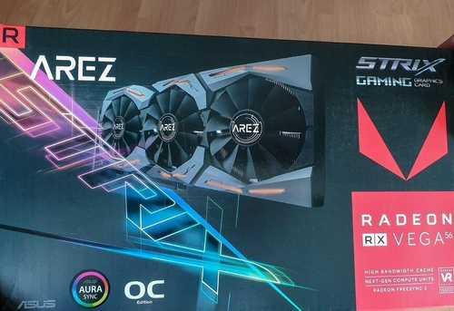 Видеокарта Vega56 Asus Strix arez 8gb hbm2