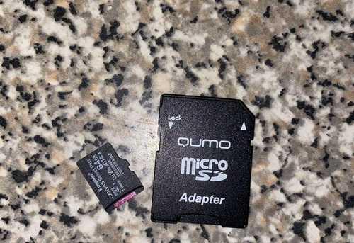 Карта памяти MicroSD на фотоаппарат 64 гб