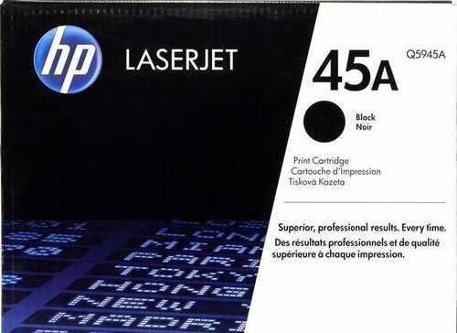 HP Q5945A картридж черный (оригинал + коробка)