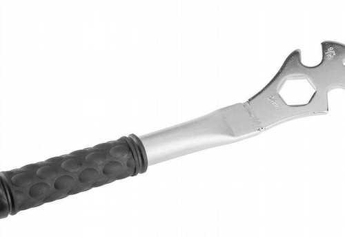 Ключ педальный Kenli KL-9730G, с резиновой рукоятк