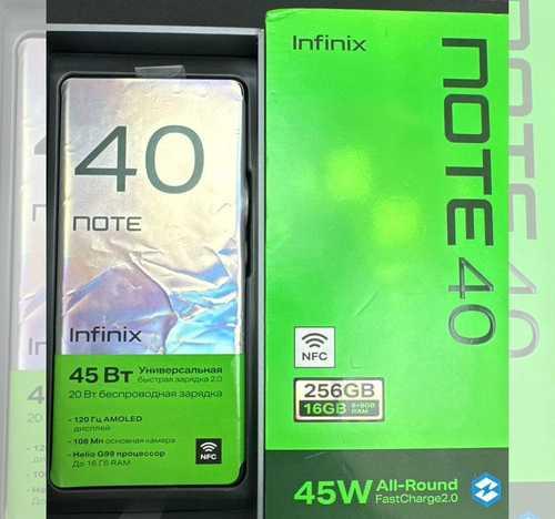 Infinix Note 40, 8/256 ГБ