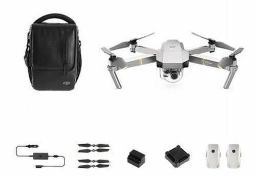 Квадрокоптер DJI Mavic Pro Platinum Fly More Combo