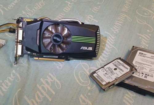 Видеокарта gtx 460,hdd, переходники