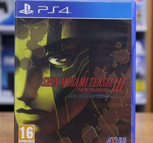 Shin Megami Tensei 3 Nocturne HD Remaster PS4 бу