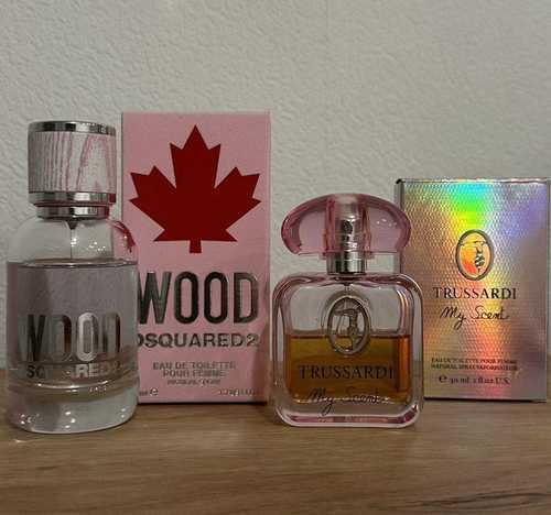 Парфюм dsquared wood trussardi my scent оригинал