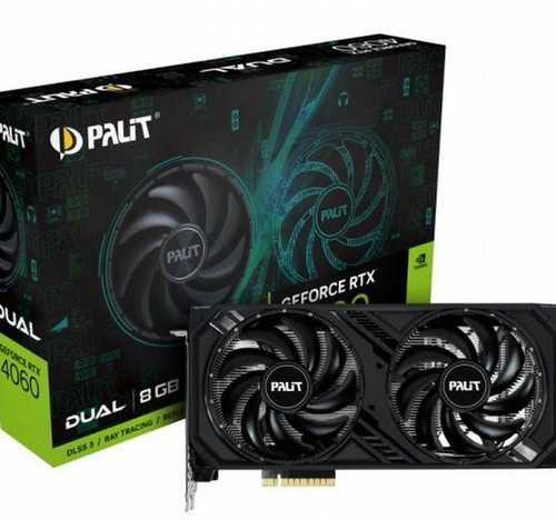 Видеокарта palit GeForce RTX 4060 dual 8G