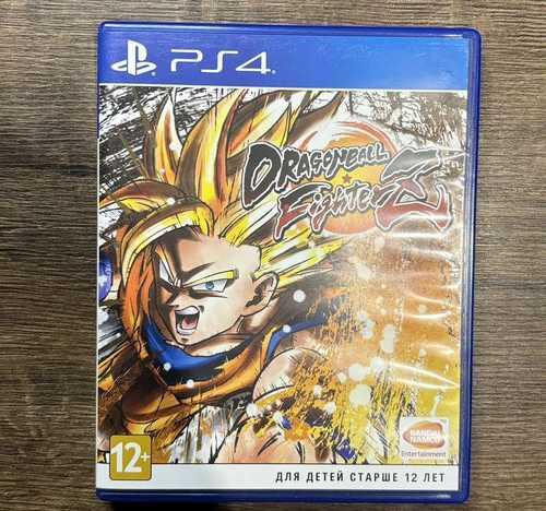 Dragon Ball FighterZ диск с игрой PS4