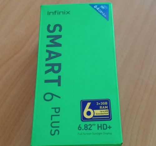 Infinix Smart 6 Plus, 3/64 ГБ