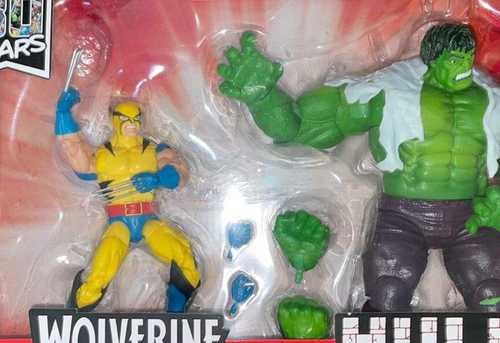Marvel legends Wolverine vs Hulk