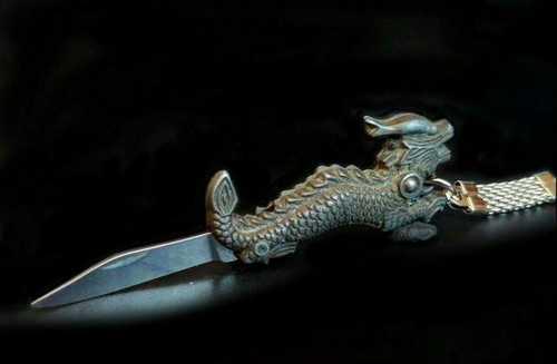 Сувенирный брелок нож Дракончик из 90х