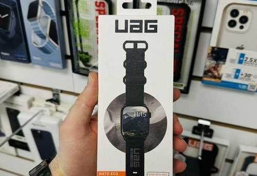 UAG Nato Eco Strap Apple Watch 424445mm Black