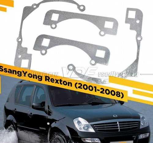 Рамки для замены линз в фарах SsangYong Rexton 200