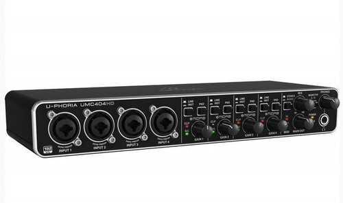 Аудиоинтерфейс Behringer U-phoria UMC404HD новый