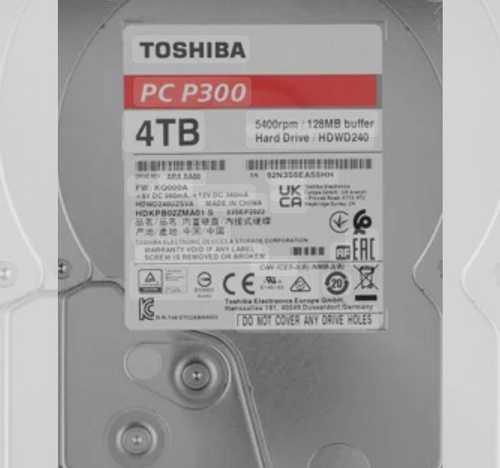 Жесткий диск Toshiba P300 hdwd240uzsva, 4тб