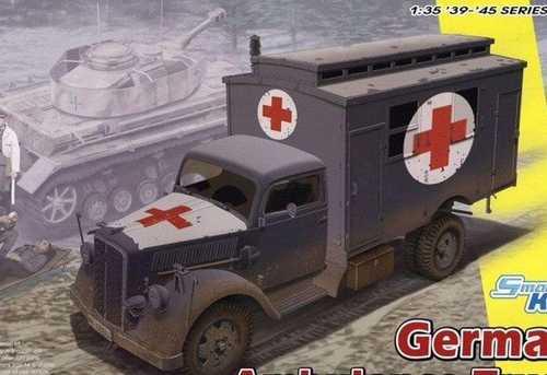 Автомобиль German Ambulance Truck Сборная модель