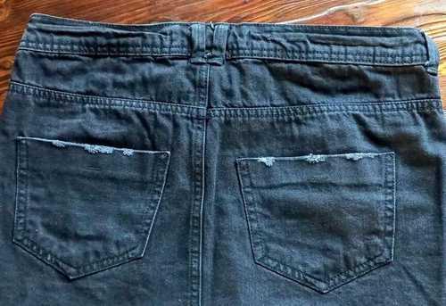 Юбка джинсовая короткая