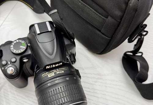 Фотоаппарат Nikon d3000, полный комплект