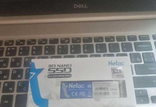 SSD накопитель Netac, объём 128 Гб