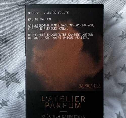 L'atelier parfum tobacco volute 2 мл