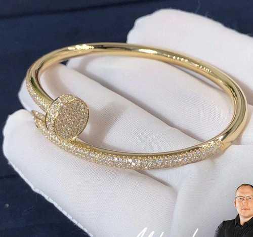 Браслет Cartier Juste un Clou желтое золото 374 бр. 2.2667 ct