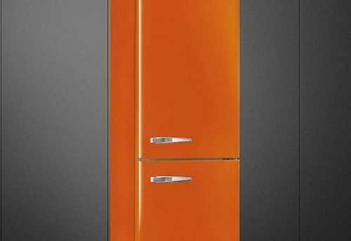 Холодильник новый оранжевый Smeg FAB32ROR5