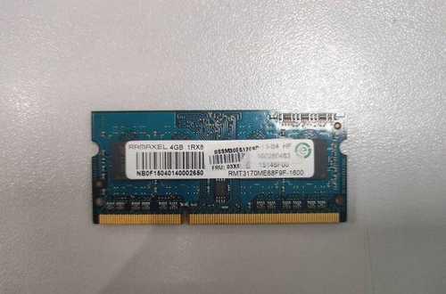 Оперативная память DDR3 4Gb Ramaxel 1600Mhz