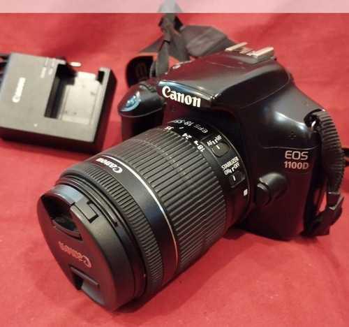 Зеркальный фотоаппарат Canon EOS 1100D Kit 18-55