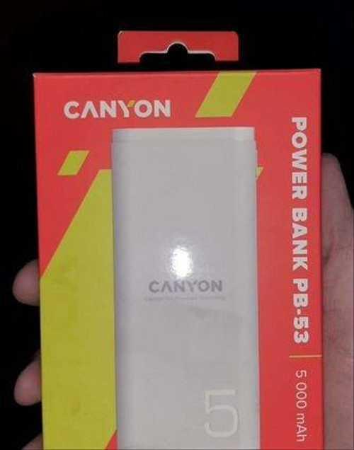 Внешний аккумулятор Canyon 5000mah