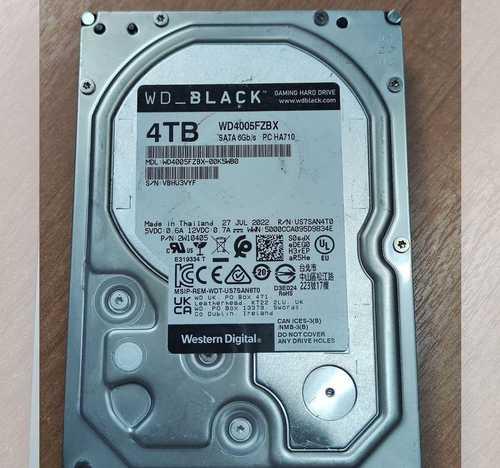 Hdd Wd Black 4tb