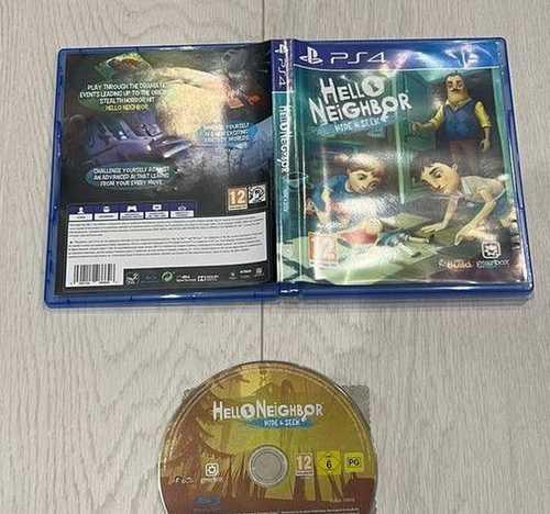 Диск на PS4 PS5 Hello Neighbor: Hide and Seek