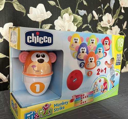 Игрушка развивающая Chicco набор для боулинга