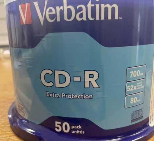Комплект дисков CD-R Verbatim (50 шт. в упаковке)