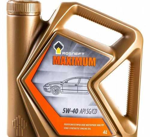 Моторное масло Роснефть Maximum 5W40 4л