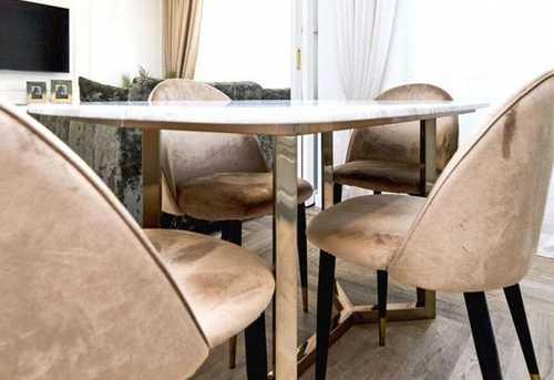 Каменный стол для кухни и гостинной