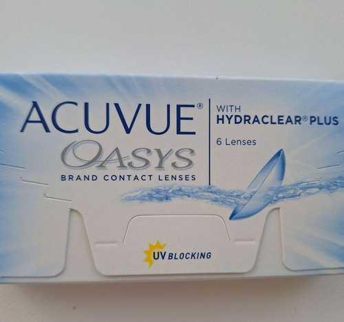 Линзы контактные acuvue oasys -1,75