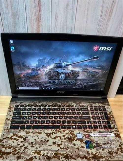 MSI GE62 7RE Camo Squad limited edition