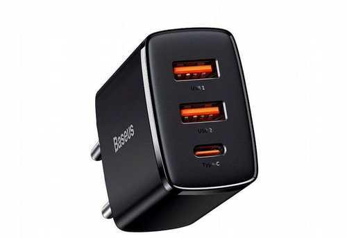 Сетевая зарядка Baseus Compact Quick Charger 2U+C