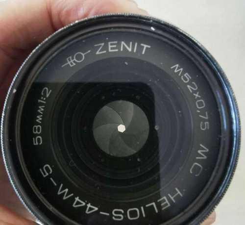 Объектив-монокль Zenit 58mm на Nikon