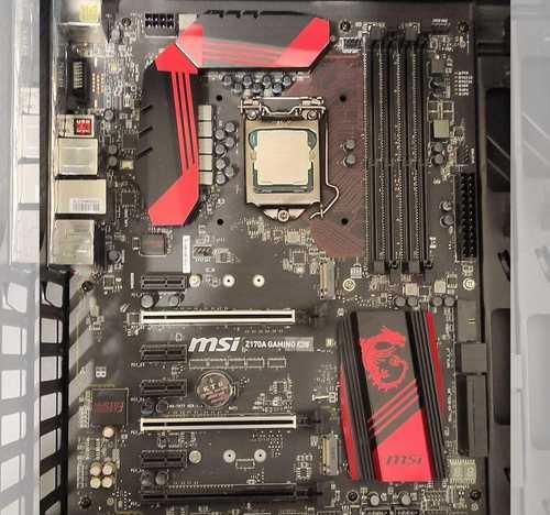 Мат. плата MSI Z170A Gaming M5   I5 7600   4Gb ddr