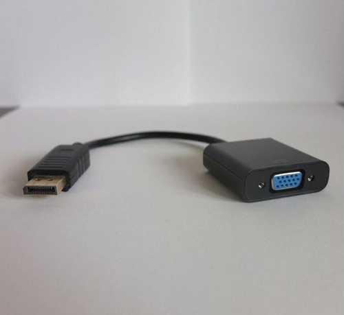 Переходник DisplayPort - VGA и кабель DVI